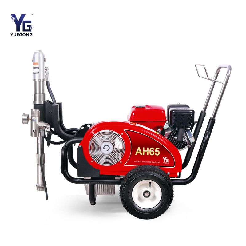 Putty / Latex Paint Spraying Machine With Hydraulic Motor 16L/MIN Large ...